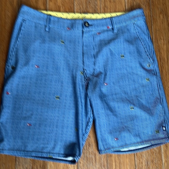 Sperry | Shorts | Sperry Blue Striped Preppy Shorts 34 Blue Boat Flags ...